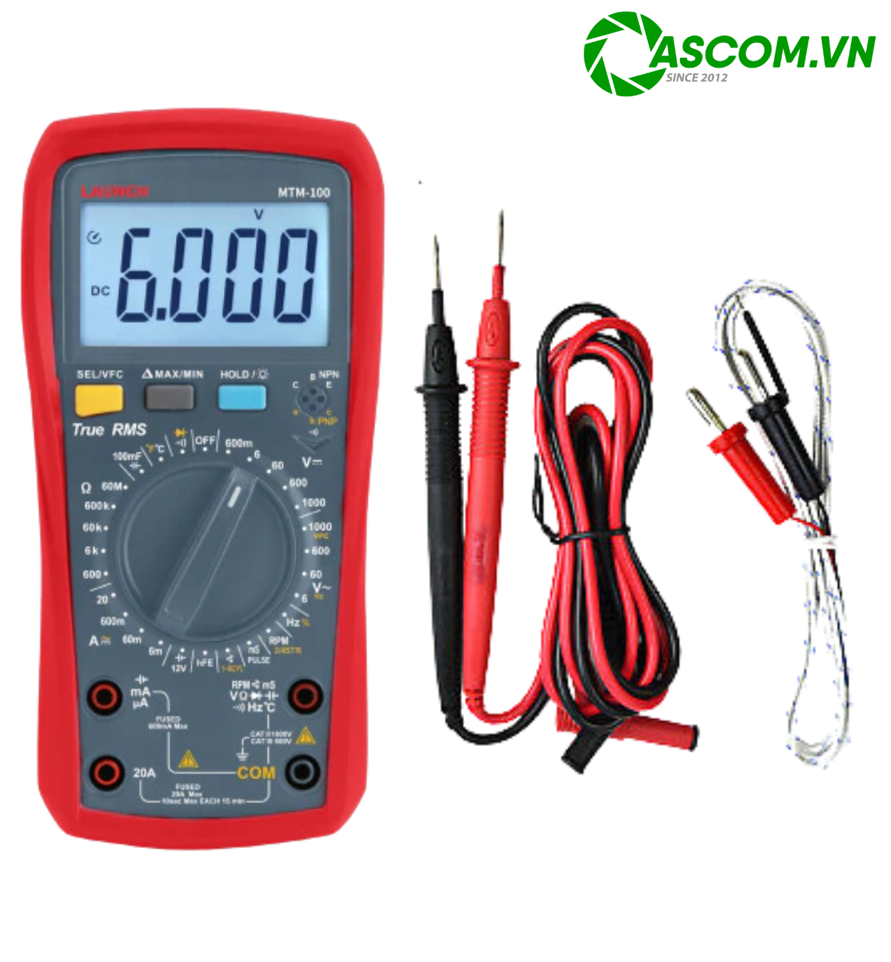 Đồng Hồ Vạn Năng VOM LAUNCH MTM-100 - Ascom.vn